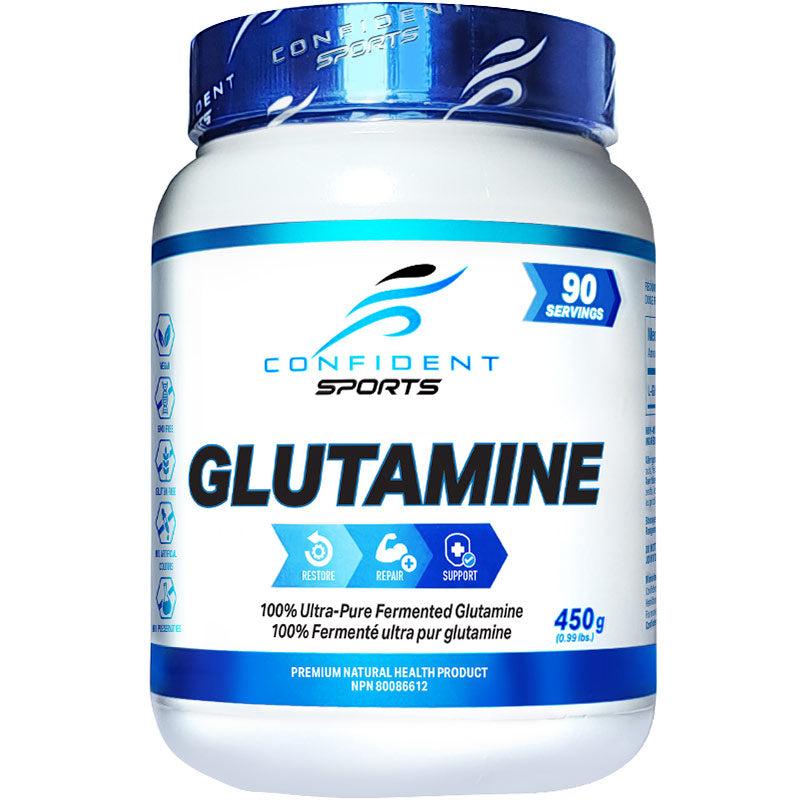 Confident Sports Fermented Glutamine 450g — Popeye's Supplements Ontario