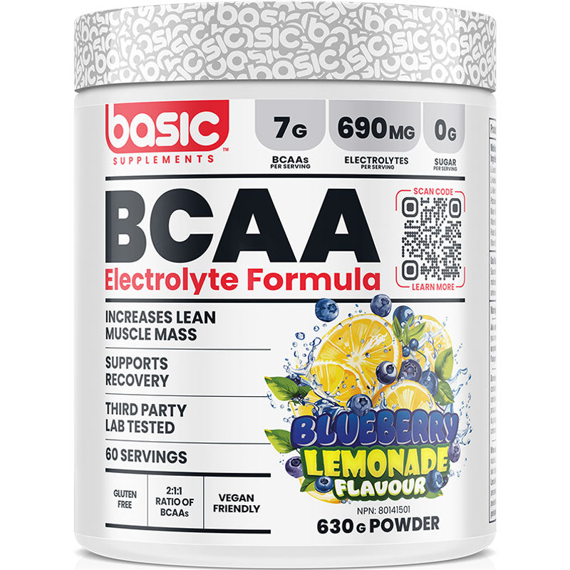 Basic Supplements BCAA 60 Servings — Popeye's Supplements Ontario