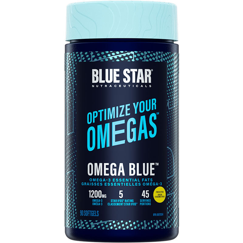 Blue Star Omega 60 Softgels — Popeye's Supplements Ontario