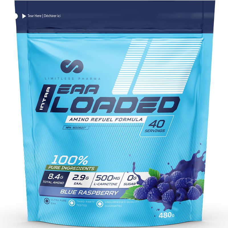Limitless Pharma EAA Loaded 480g (40 Servings) — Popeye's Supplements ...