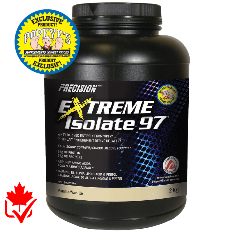 Precision Extreme Isolate 97 2kg Vanilla — Popeye's Supplements Ontario