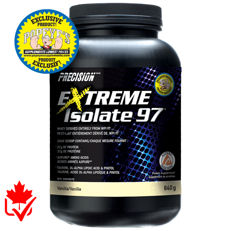Precision Extreme Isolate 97 840g Vanilla — Popeye's Supplements Ontario