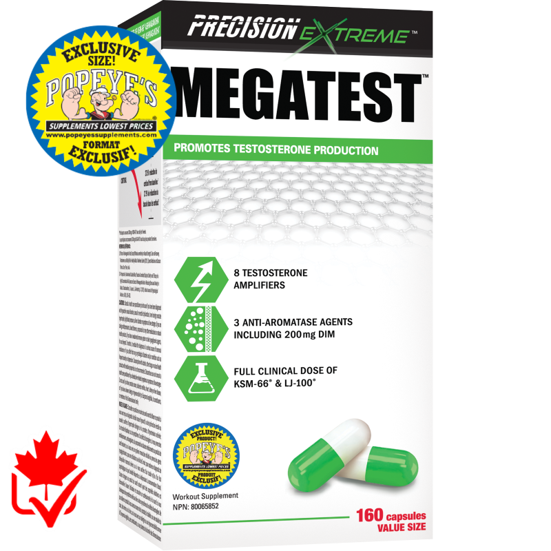 Precision Extreme MegaTest 160 Caps — Popeye's Supplements Ontario